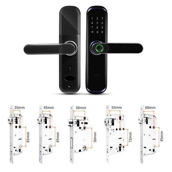 Quality Home Smart Intelligent Lock Tuya Wifi App Security digital fingerprint door lock for sale