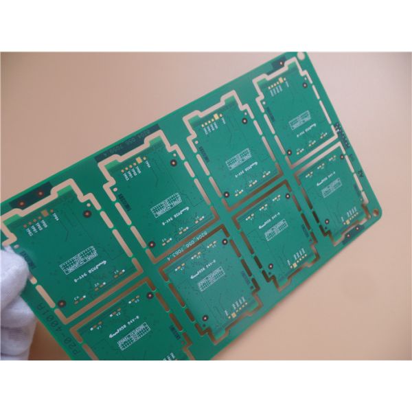Quality 4 Layer 0.4mm FR4 Thin PCB Board With Immersion Gold For Data Acquisition for sale