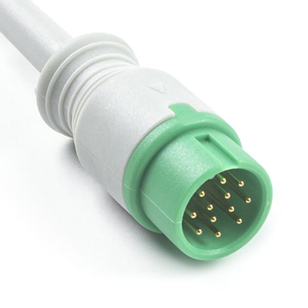 Quality For Biolight Q3 ECG Cable For Biolight Q5 A Q S Series 3 Lead IEC Grabber In for sale