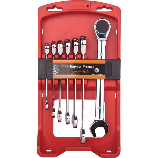 Quality 7PCS Fixed Combination Ratchet Wrench for sale