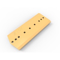 Quality Boron Steel Bulldozer Cutting Edges 60mm 9W4495 Heavy Duty Center for sale