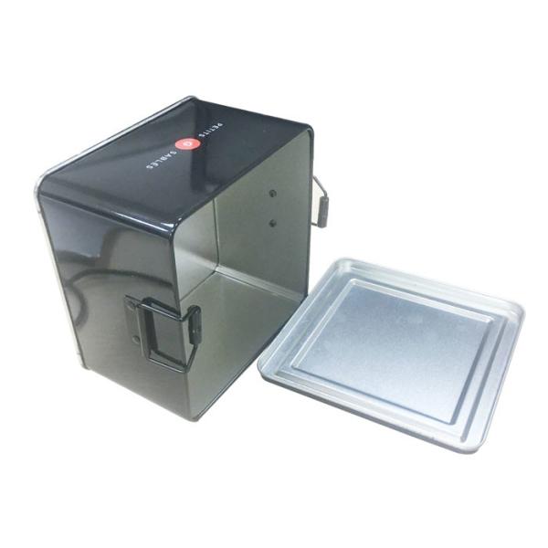 Quality Biscuit packing Square PMS Metal Tin Box With Removable Lid for sale