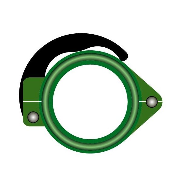 Quality Green 150mm Snap Couplings Chemicals Resistant Custom Molded Gaskets for sale