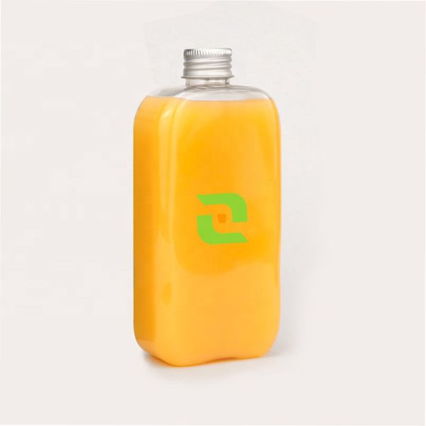 Quality Customized Empty Plastic Juice Bottles ODM Transparent With Cap for sale