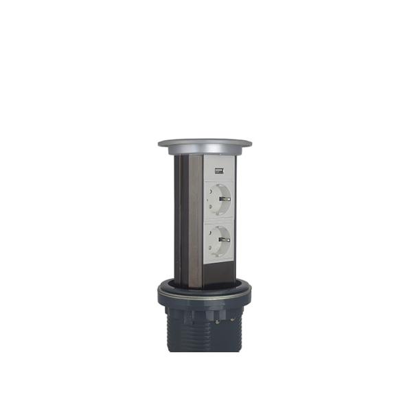 Quality Motorised Kitchen Pop Up Sockets , Kitchen Worktop Electrical Sockets for sale