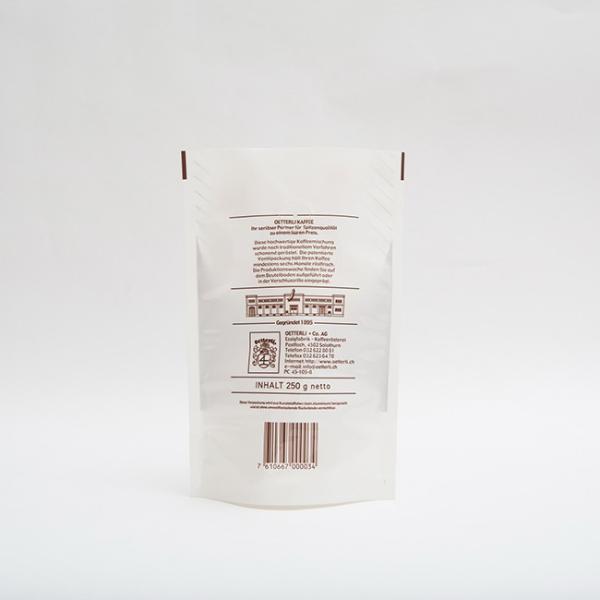 Quality Glossy Surface Coffee Packaging Bags Without Zipper 250g Coffee Bag for sale