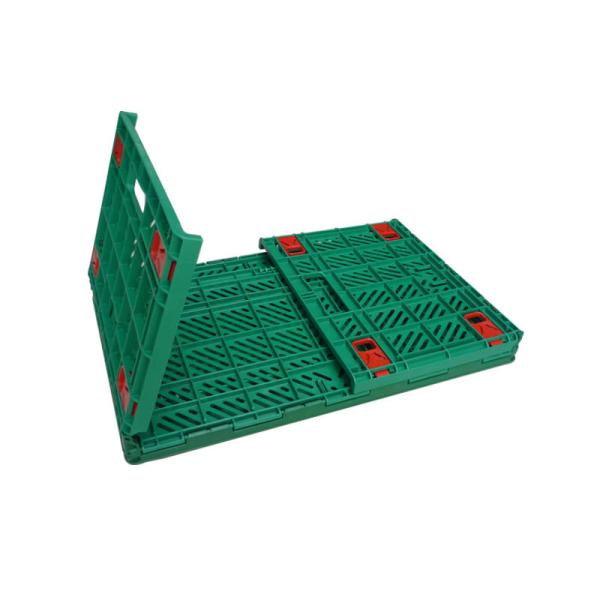 Quality Recyclable HUADING Folding Plastic Crates for Vegetables and Fruits Produce for sale