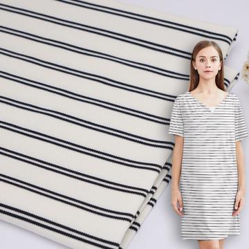 Quality High Elasticity Striped Knit Fabric for sale