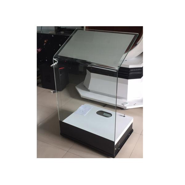 Quality holographic projection screen kiosk holo-projector multimedia kiosk touch screen for sale