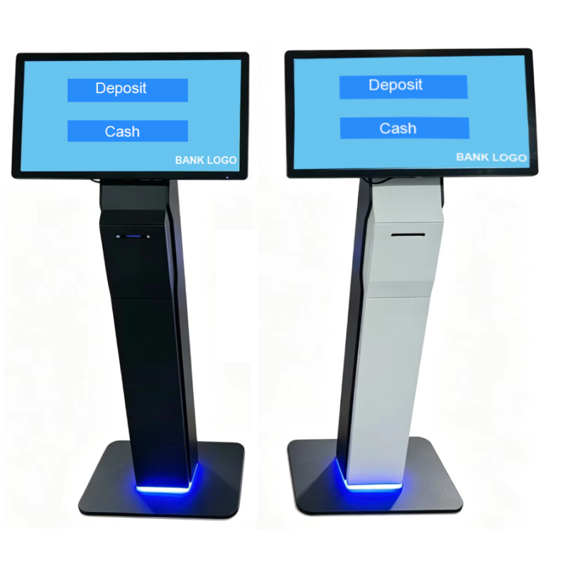 15.6 inch Token Dispenser Kiosk for Queue Management Systems