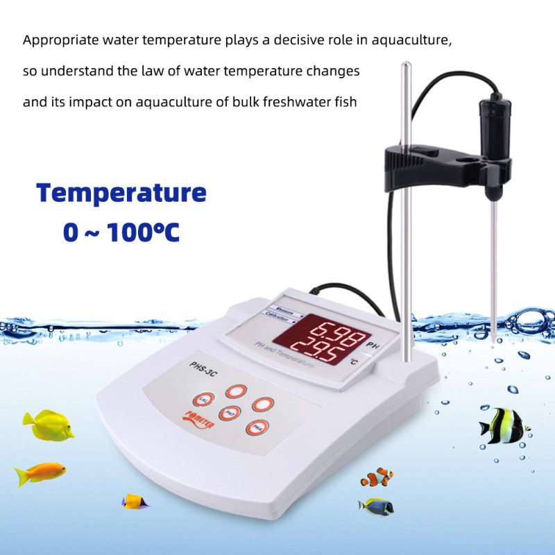 PHS-3C PH Meter back panel