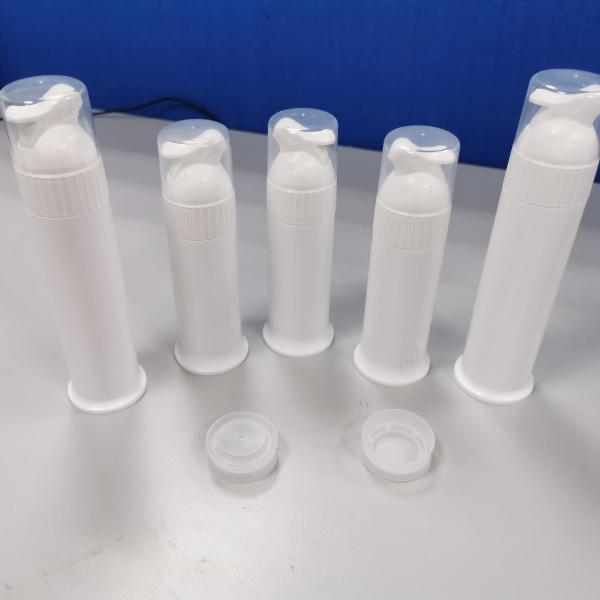 Quality Dosed Dispensing Food Grade PP Airless Toothpaste Pump Bottle Custom Logo Available 100ml for sale