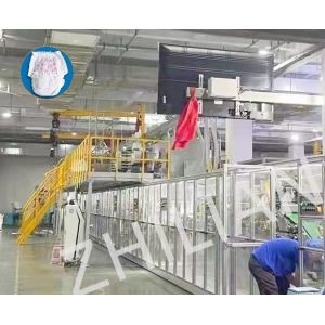 Quality 450pcs/min Baby Pull Up Diaper Machine Traning Pants Machine for sale