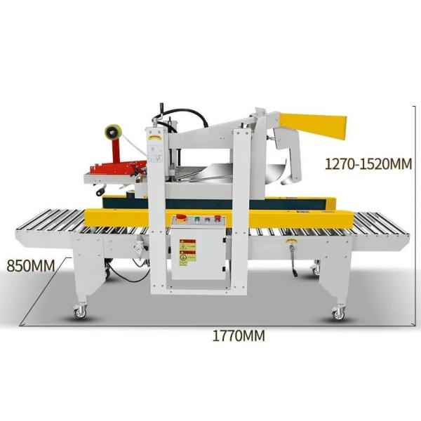 Quality Full Auto Flaps Folding Sealing Adhesive Tape Carton Sealer Machine for Paper for sale