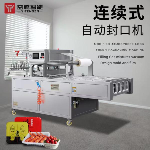 Quality Linear Automatic Vacuum MAP Sealing Machine Gas Flush Equipment For Perserving for sale