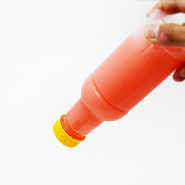 Quality Transparent Beverage Plastic Juice Bottle 250ml with Screw Cover for sale