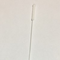 Quality Disposable Sterile Medical Cotton Swab , White PCR Test Nose Swab for sale