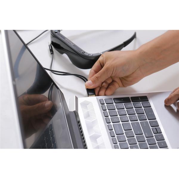 Quality Customized Logo VR Smart Glasses , Video Viewing HDMI & USB C With Dioptre for sale