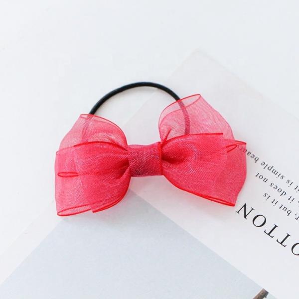 Quality Curtain Knot Occasion Small and Customize Size Organza Ribbon Bow with Handmade for sale