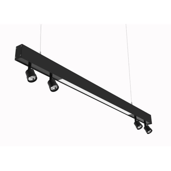 Quality Suspended LED Linear Lighting Fixture 50Hz Warm White Long Life IP20 for sale