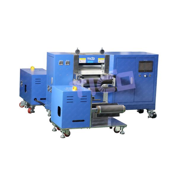 Quality Roll to Roll Heating Hydraulic Calendering Machine with Winding & Unwinding Device for sale