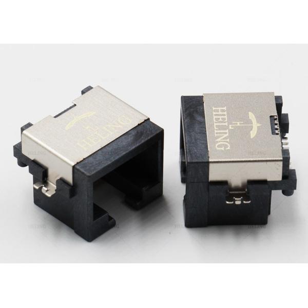Quality SMT Overhangs PCB RJ45 Jack Ethernet Connector Female Type for sale
