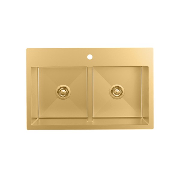 Quality Stainless Steel 304 18 Gauge Kitchen Workstation Sink Residential Over Mounted for sale