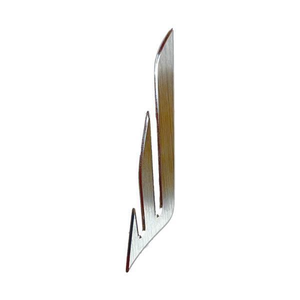 Quality Aluminium metal custom logo for Customized Nickel Electroformed Metal Signs for sale