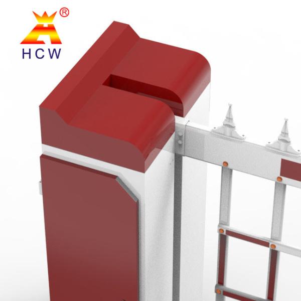Quality Intelligent Parking Lot Airborne Boom Barrier 160W Brushless DC Motor Fence Type for sale