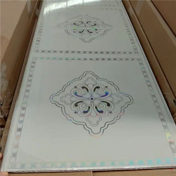 Quality Heat Insulation PVC Wall Ceiling Panel High Glossy 250mm Width for sale