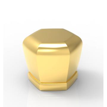 Quality ISO 9001 Hanging Plating Zinc Alloy Perfume Bottle Cap for sale
