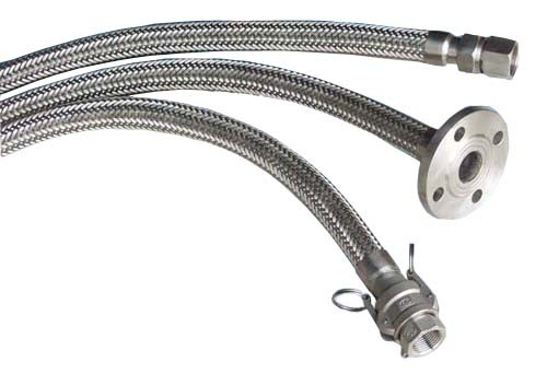 Quality Nut Metal Stainless Steel Braided Flexible Hose Pipe Customized Diameter 8-850mm for sale