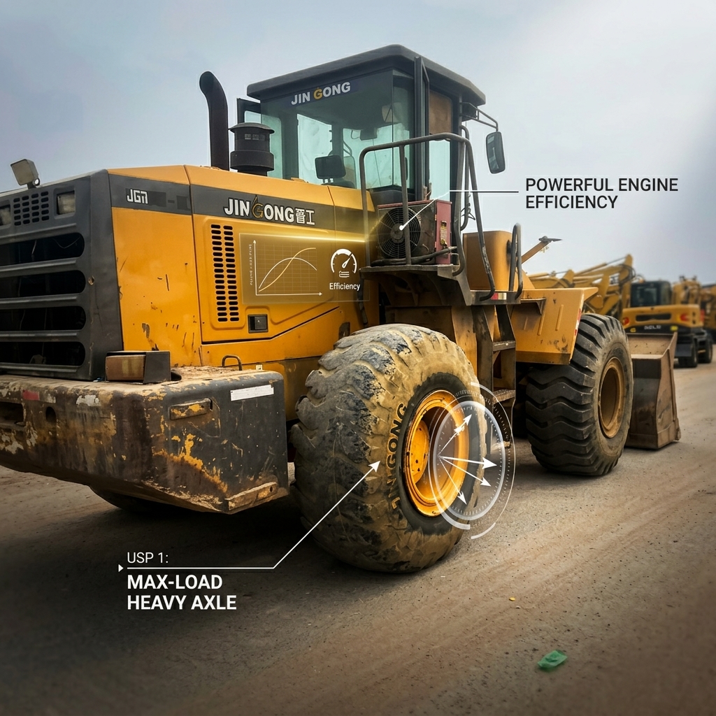 Quality Cost-Effective SDLG L958F Used Wheel Loader 5 Ton Easy Maintenance Weichai Engine 2021 Low Hours for sale