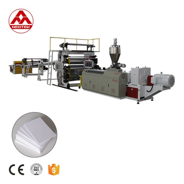 Quality Screw Material 38CrMoALA PVC Free Foamed Board Extrusion Line with High Productivity for sale