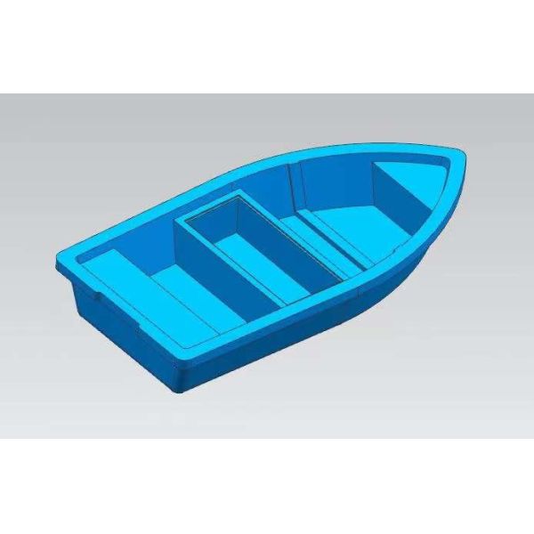 Quality 2.3m Boat Mould Oxidation Resistance No Leakage 2.5 To 3mm for sale