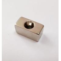 Quality OEM Ndfeb N45 Block Magnet Rectangle Countersunk Hole Magnets for sale