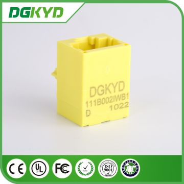 Quality Yellow Color 100 Base - TX Unshielded Rj45 Modular Jack DGKYD111B002IWB1D for sale