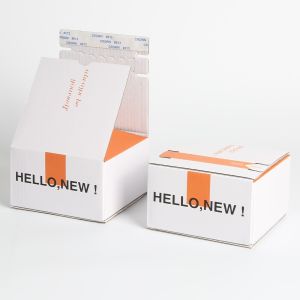 Quality Mailer Box Custom Square Packaging Box With Easy-To-Open Zipper Box For Press-On for sale