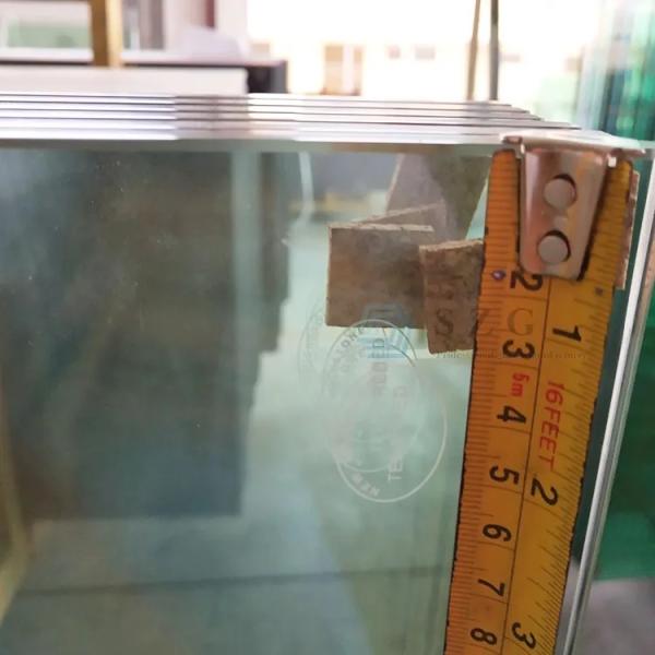 Quality 6mm Tempered Glass with Ground Edge Processing And Driling Holes for sale