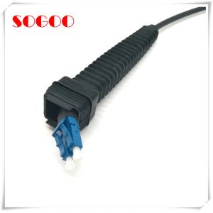 Quality NSN boot Armored Fiber Patch Cord Ftta Jumper With Nokia Nsn Boots 90 Degree for sale