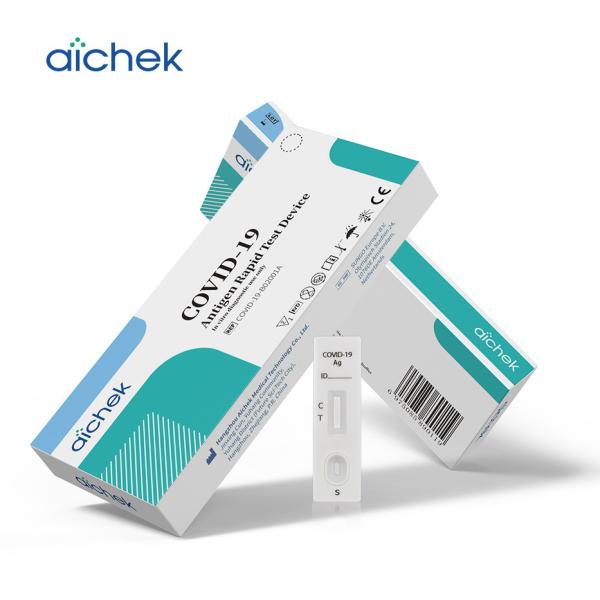 Quality OEM Covid19 Antigen Rapid Test Kit CE Rtk Saliva Test Accuracy 99% for sale