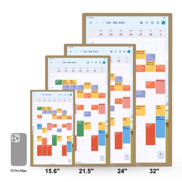 Quality Goodnotes Compatible Android 14 Free Software Wall Mounted Digital Calendar for sale