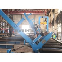 Quality Web Height 200-1500mm H Beam Assembling Machine With Flipping Device for sale