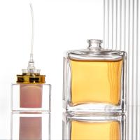 Quality Customized Luxury Square Natural Spray Crystal Perfume Bottle for sale
