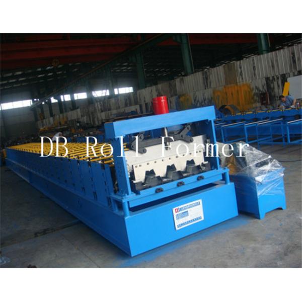 Quality Customized Sheet Metal Decking Roll Forming Machine Controled by PLC System for sale