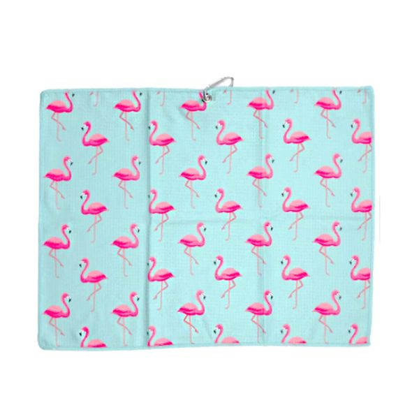 Quality Personalized Designs High Quality Material Custom Printed Microfiber Waffle Weave Waffle Golf Towels for sale