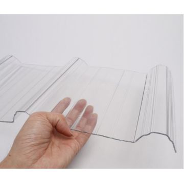 Quality 6mm 8mm Polycarbonate Corrugated Sheet Ultra Strong UV Protection for sale
