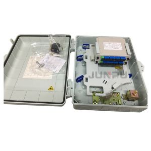 Quality Wall Mounted Fiber Optic Distribution Box , 16 Core Optical Network Terminal Box for sale