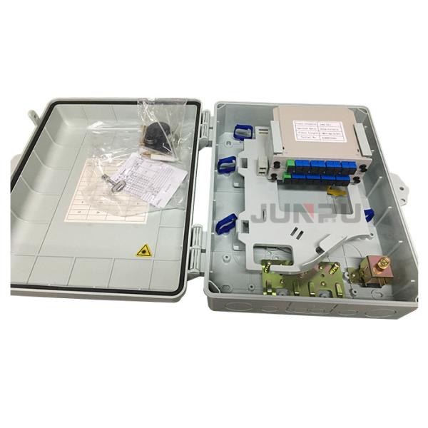 Quality Wall Mounted Fiber Optic Distribution Box , 16 Core Optical Network Terminal Box for sale