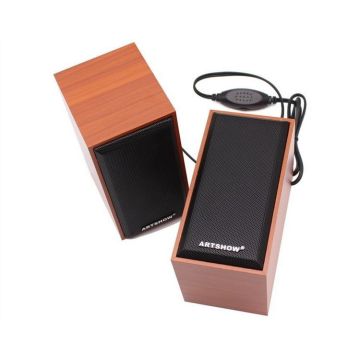 Quality Portable USB 2.0 Desktop Hifi Bookshelf Speakers With Subwoofer Multimedia for sale
